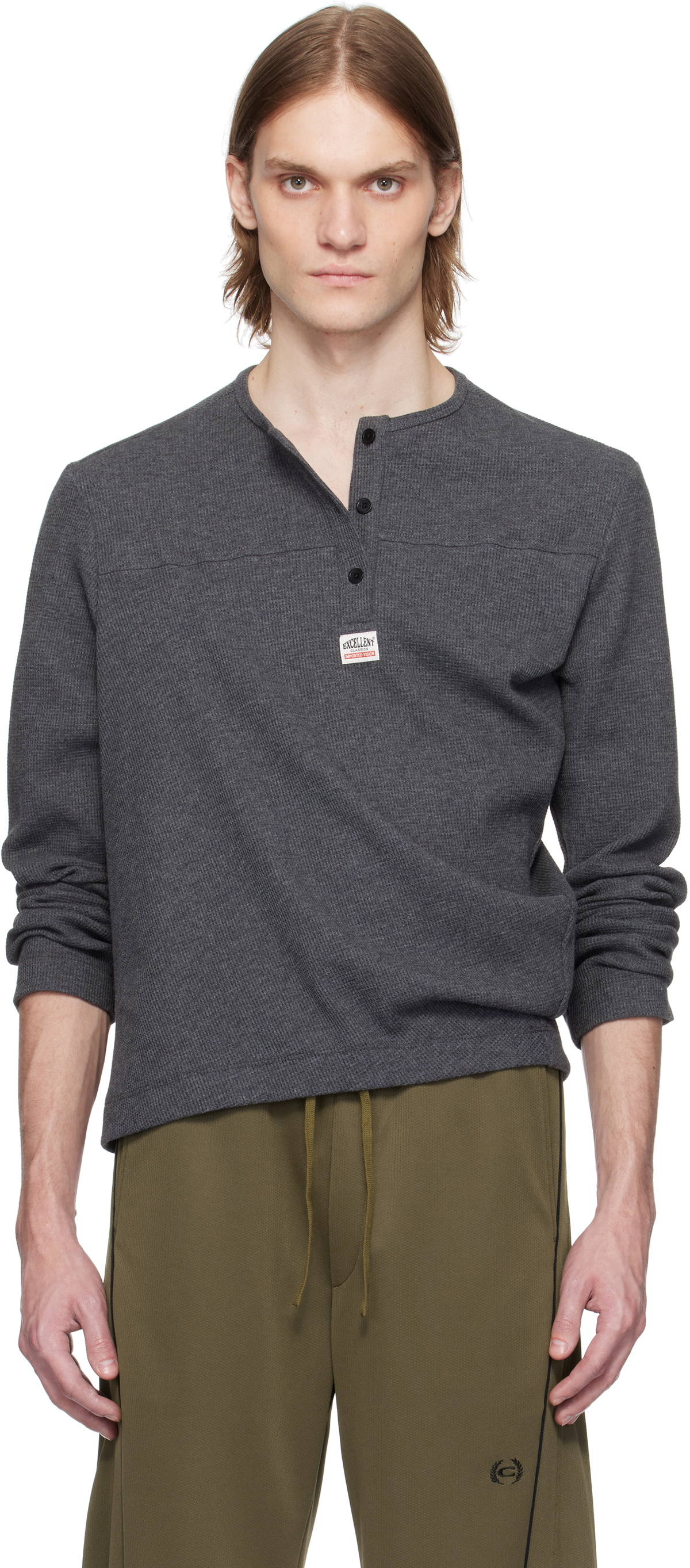 Commission Gray Twisted Henley Commission