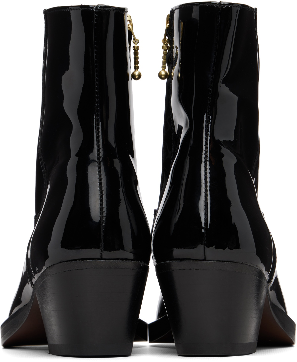Ernest W. Baker Black Western Boots Ernest W. Baker