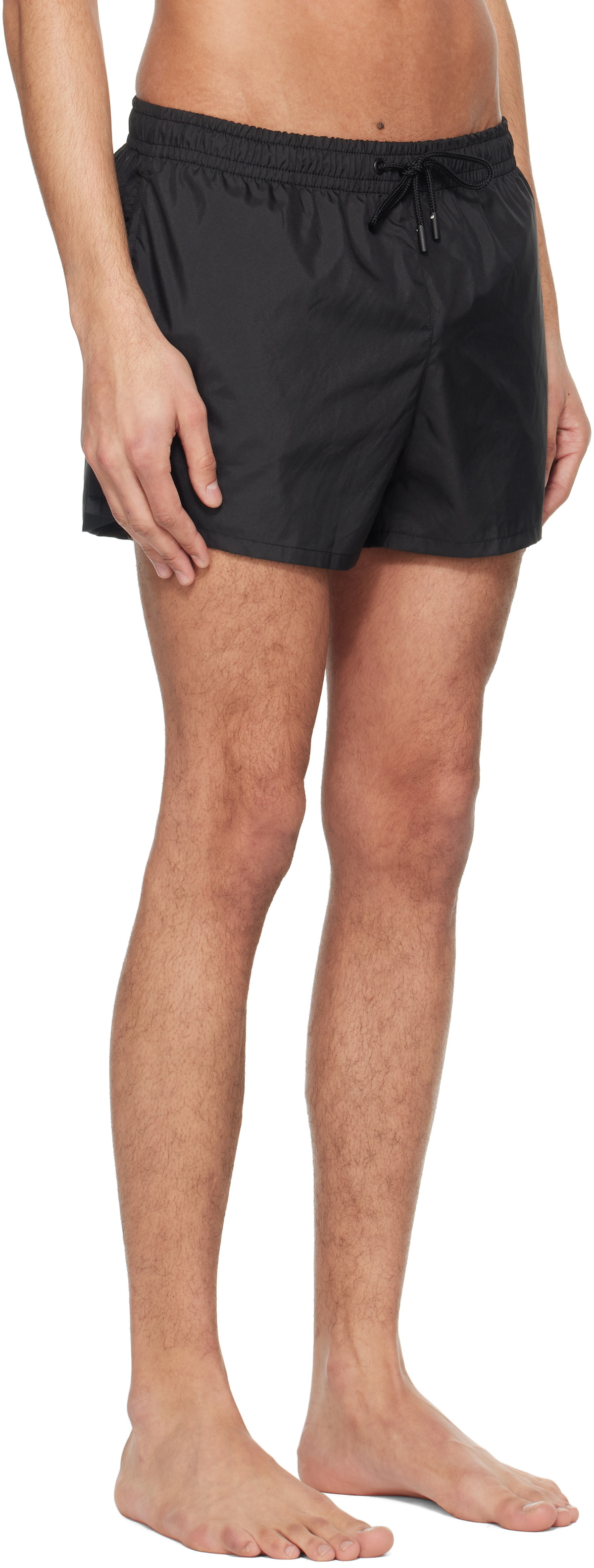 COMMAS Black Short Length Swim Shorts Commas