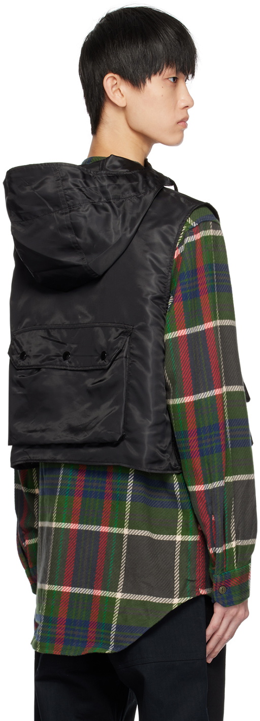 Engineered Garments Black Pilot Vest Engineered Garments
