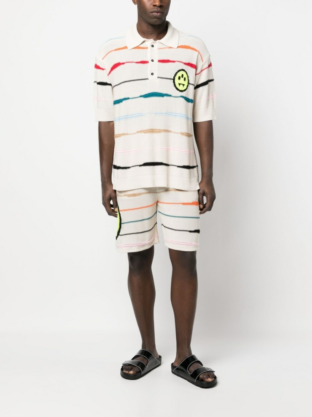 BARROW - Logo Striped Shorts Barrow