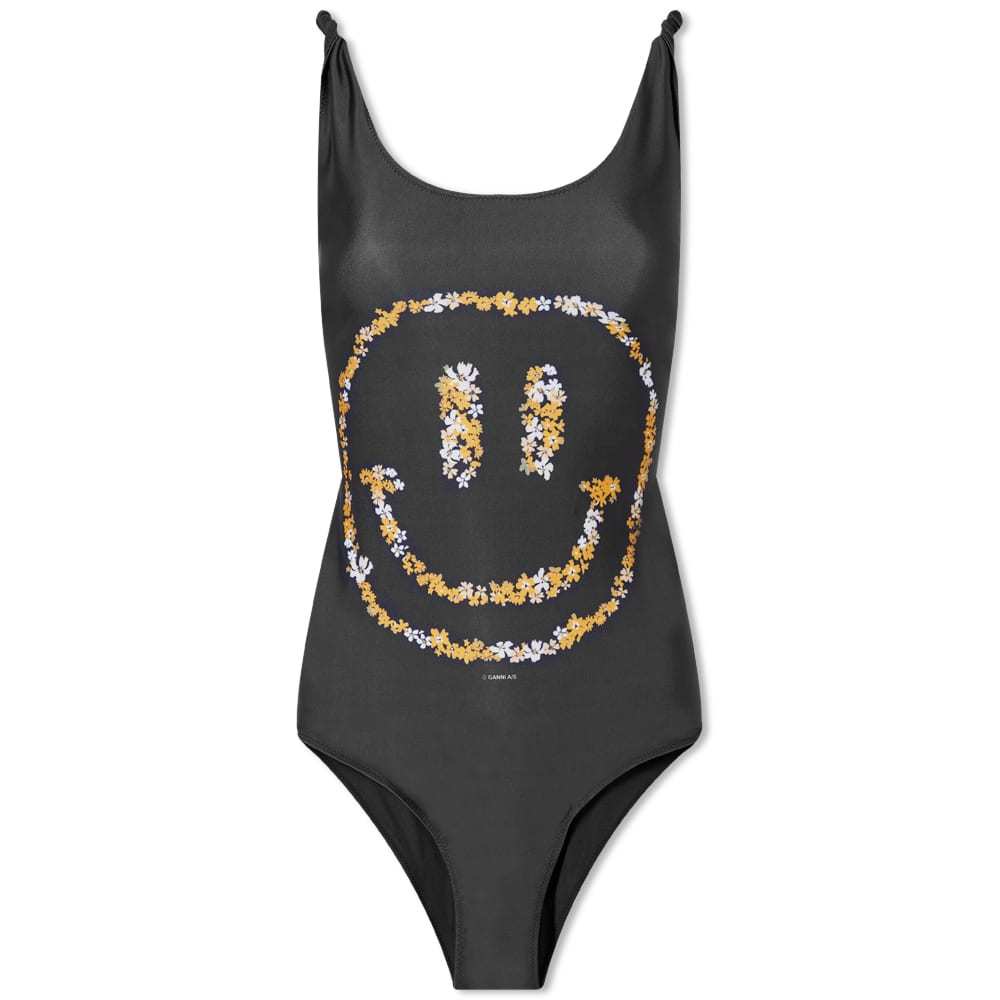 GANNI Smiley Face Swimsuit GANNI