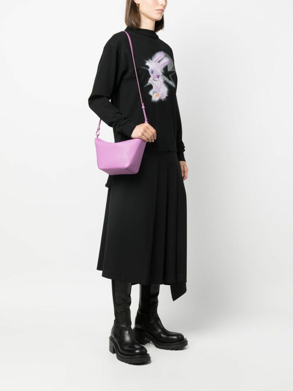 LOEWE - Hammock Hobo Mini Leather Shoulder Bag Loewe