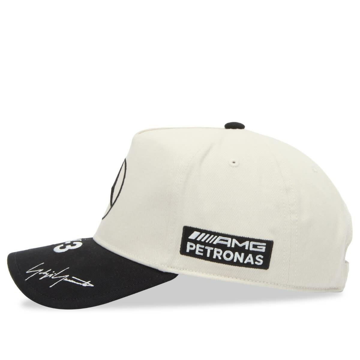 Y-3 Men's x Mercedes F1 Race Cap in Talc Y-3