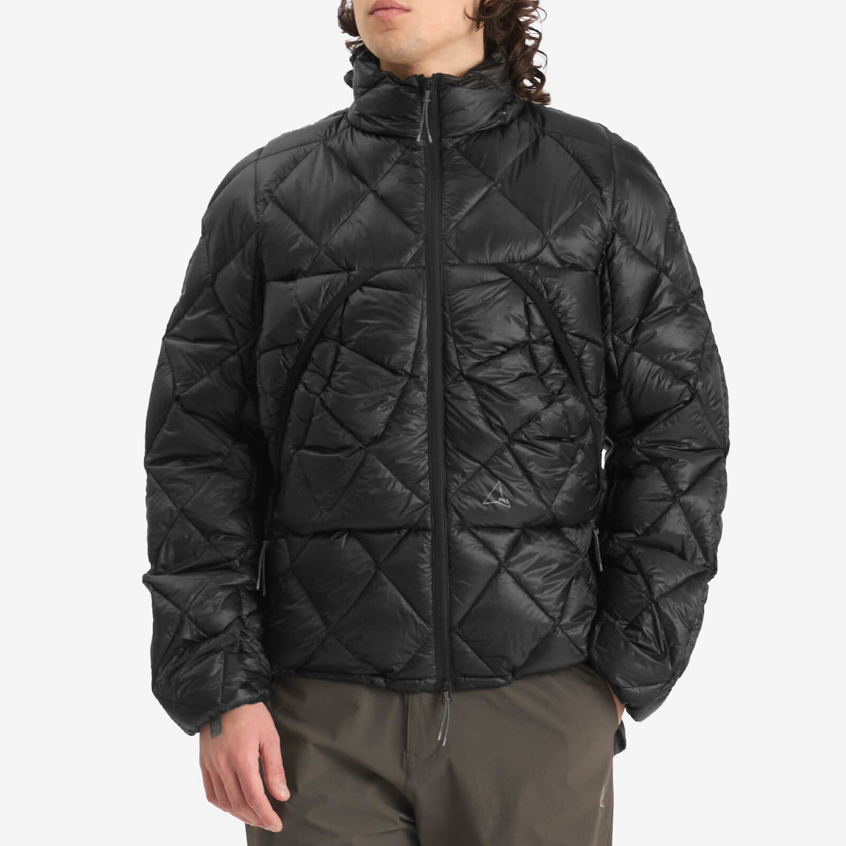 ROA Men's Light Down Jacket in Black ROA