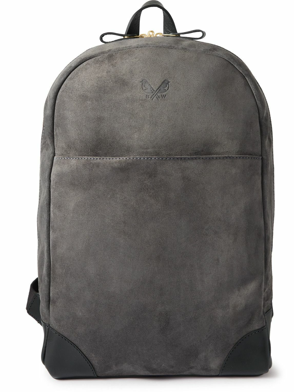Bennett Winch - Leather-Trimmed Suede Backpack Bennett Winch