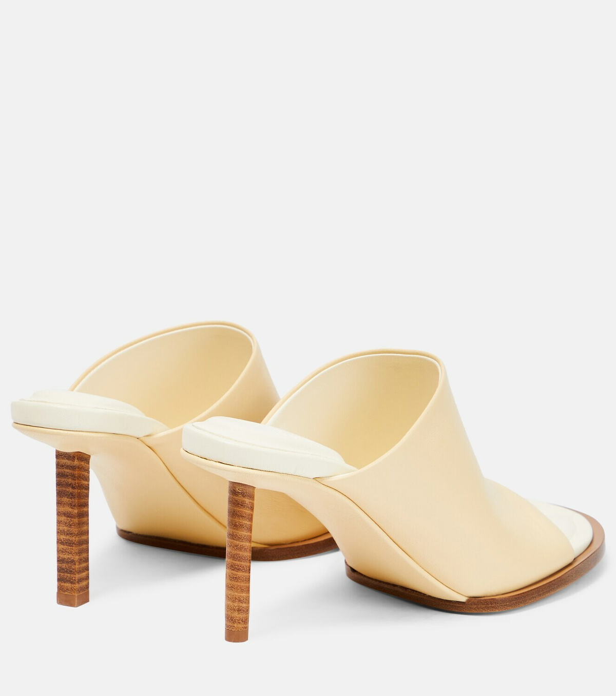 Jacquemus - Les Mules Carrés Ronds leather mules Jacquemus