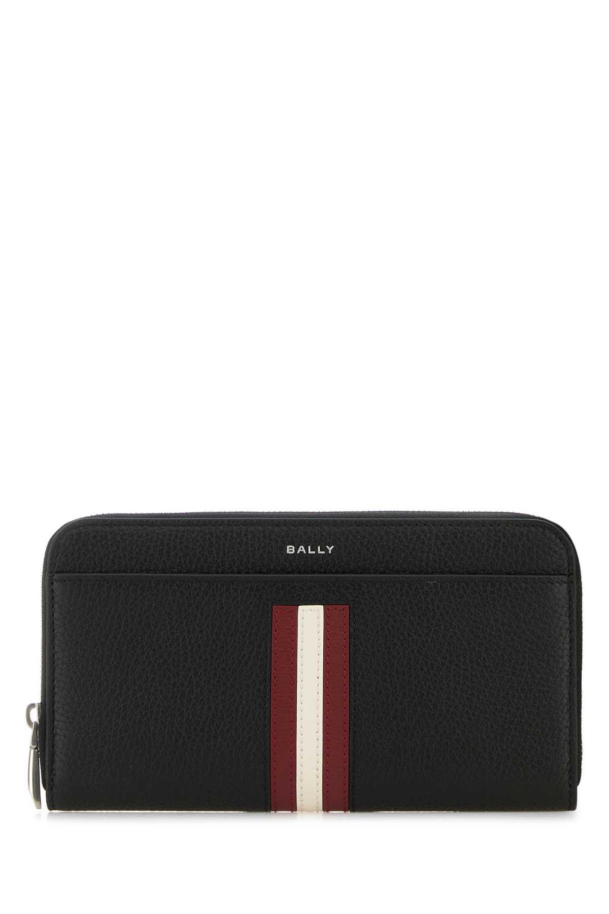 Bally Black Leather Wallet Bally