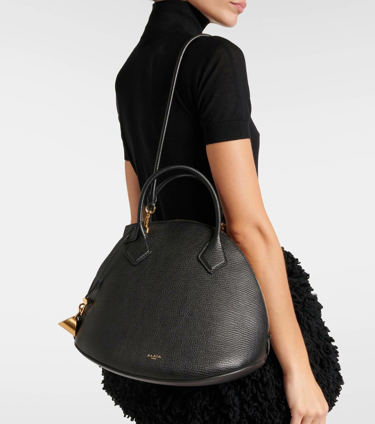 Alaïa Dome 32 leather tote bag ALAÏA