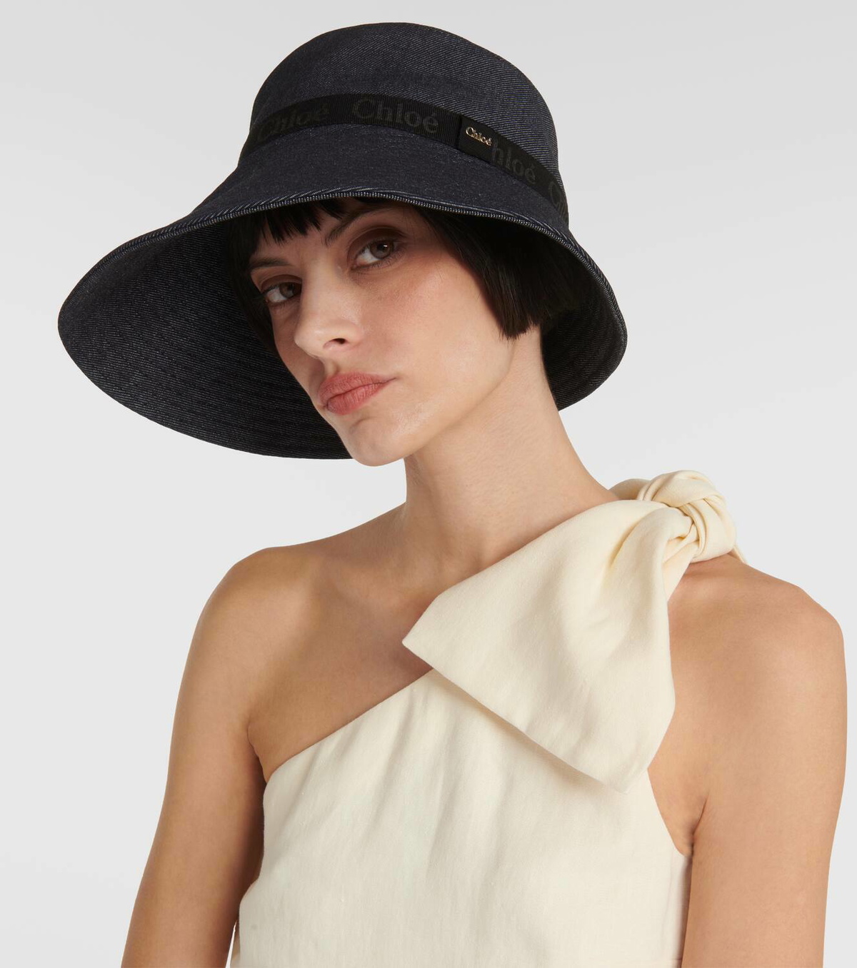 Chloé Woody denim bucket hat Chloe