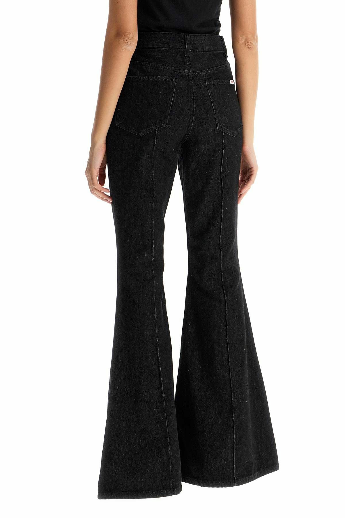 SELF PORTRAIT high-waisted flare jeans for Black Self-Portrait