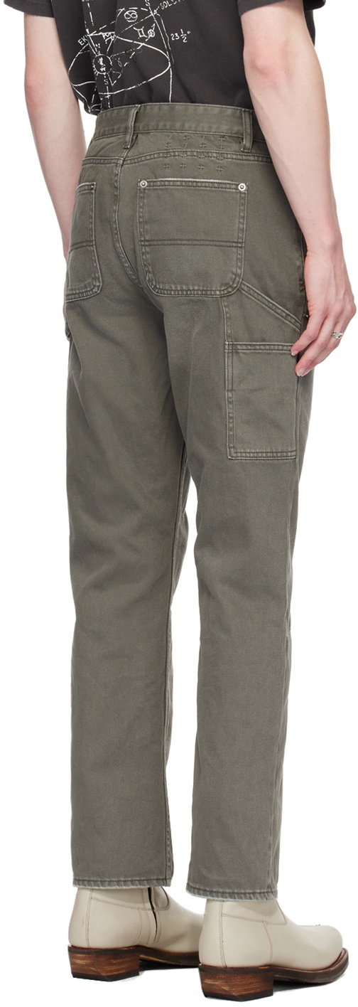 Ksubi Green Ghosted Operator Jeans Ksubi