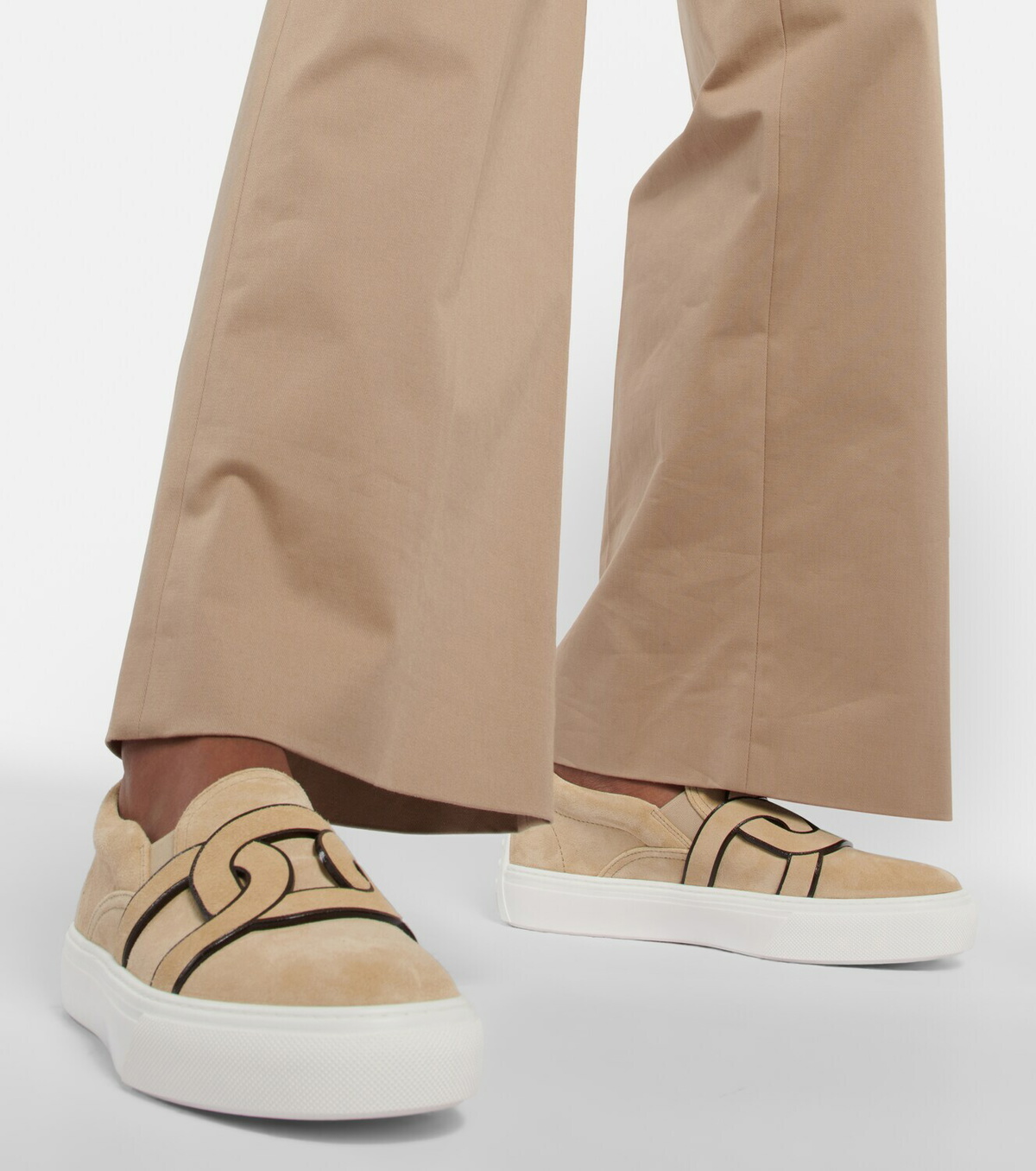 Tod's - Kate suede slip-on sneakers Tod's