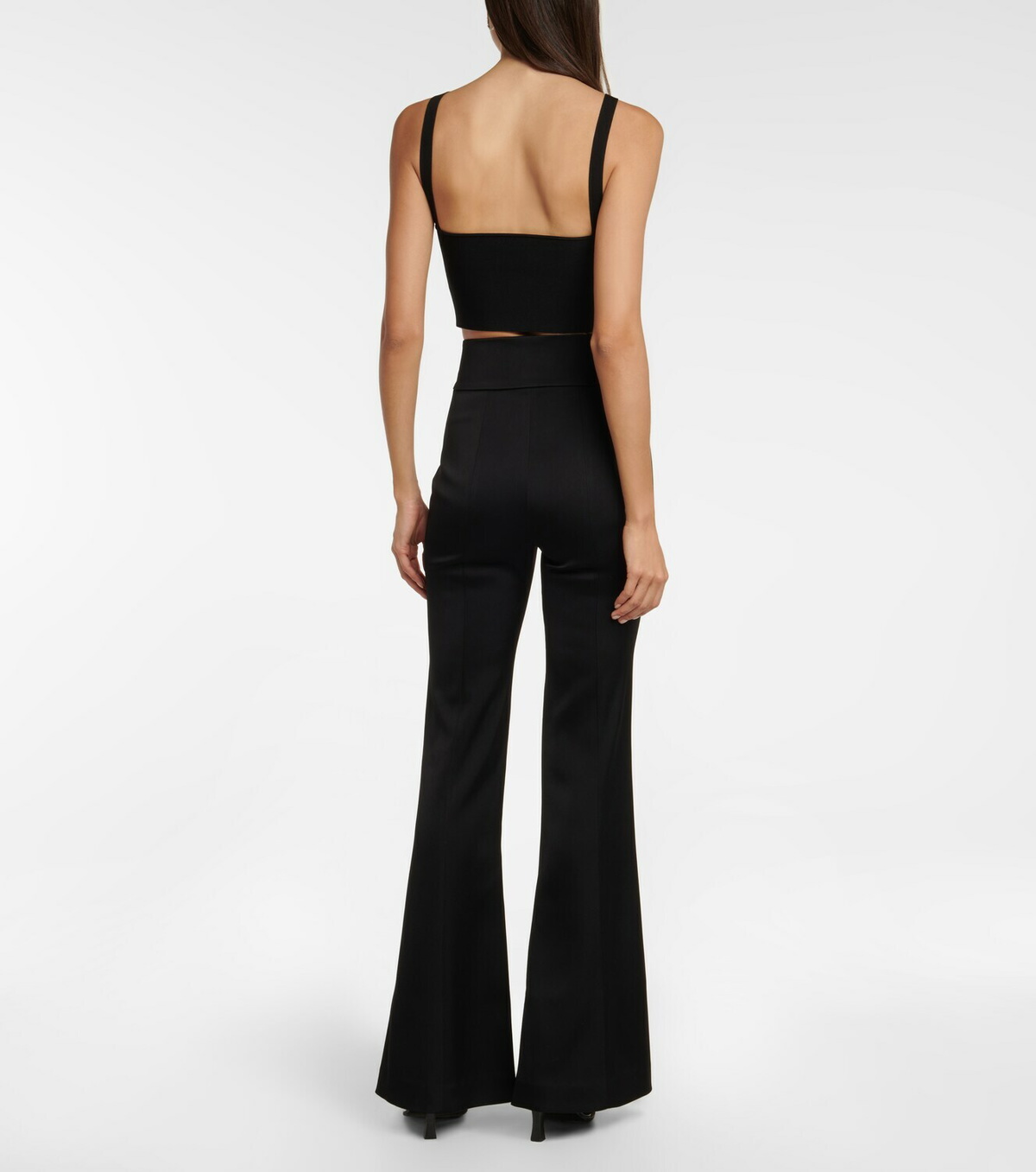 Galvan high-rise flared pants Galvan