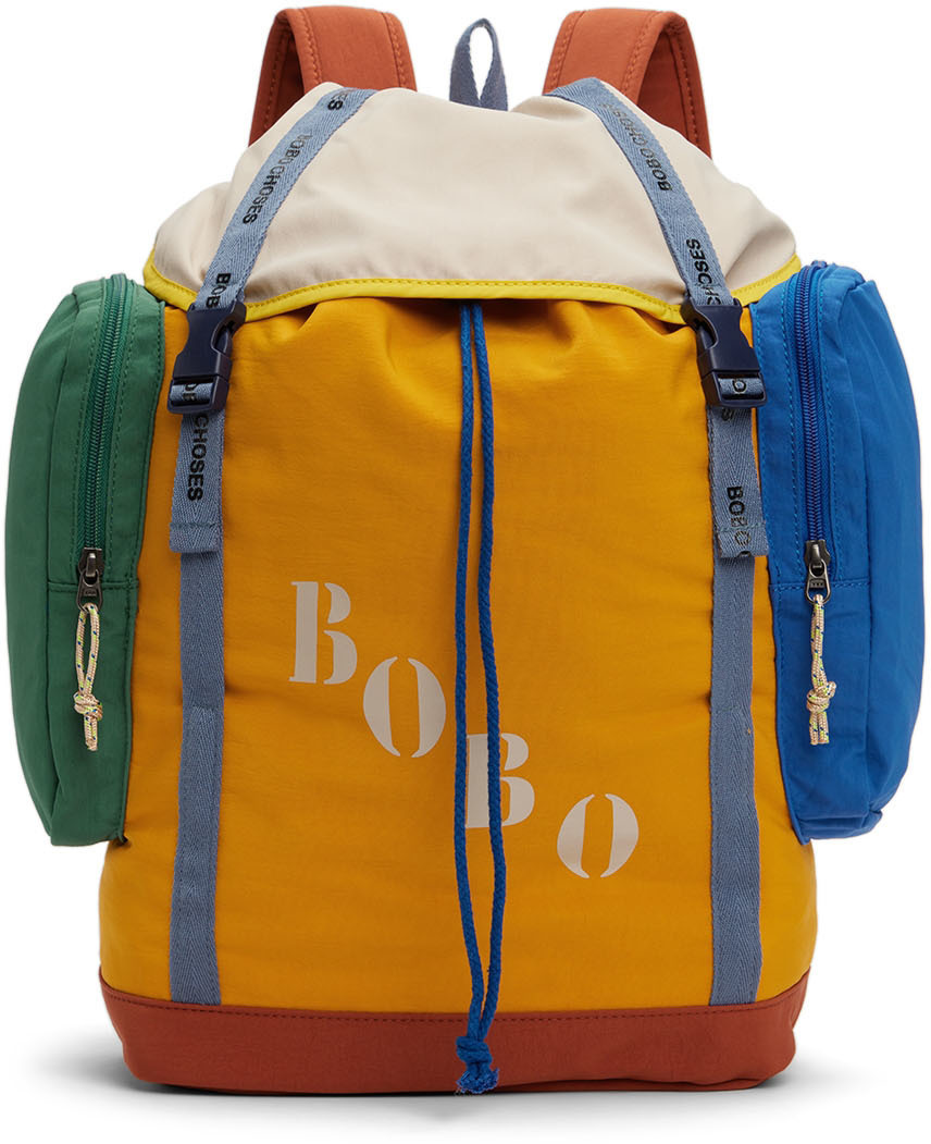 Bobo Choses Kids Multicolor Color Block Backpack Bobo Choses
