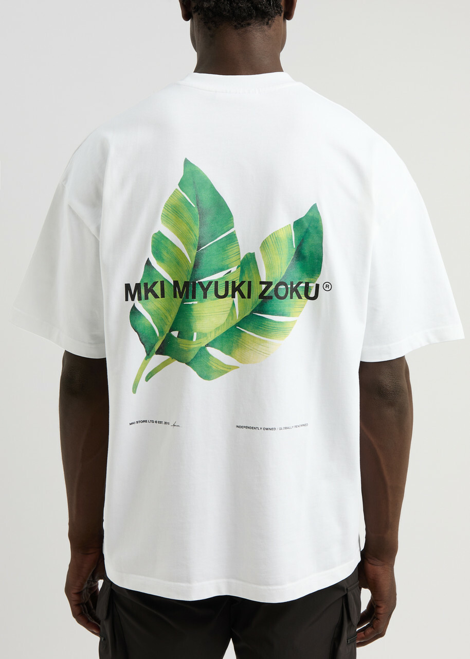 Mki Miyuki Zoku Logo-print Cotton T-shirt White MKI Miyuki-Zoku