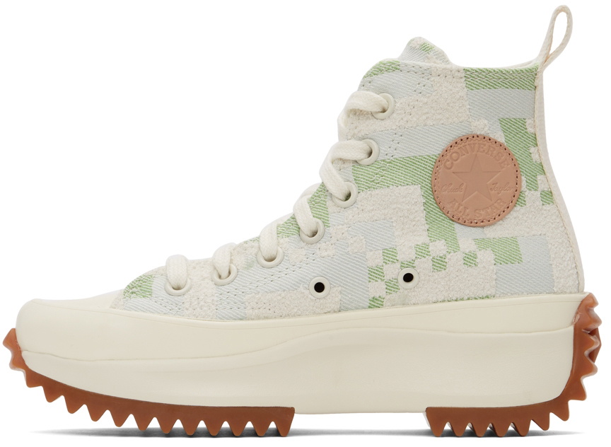 Converse Green & Blue Run Star Hike Sneakers Converse