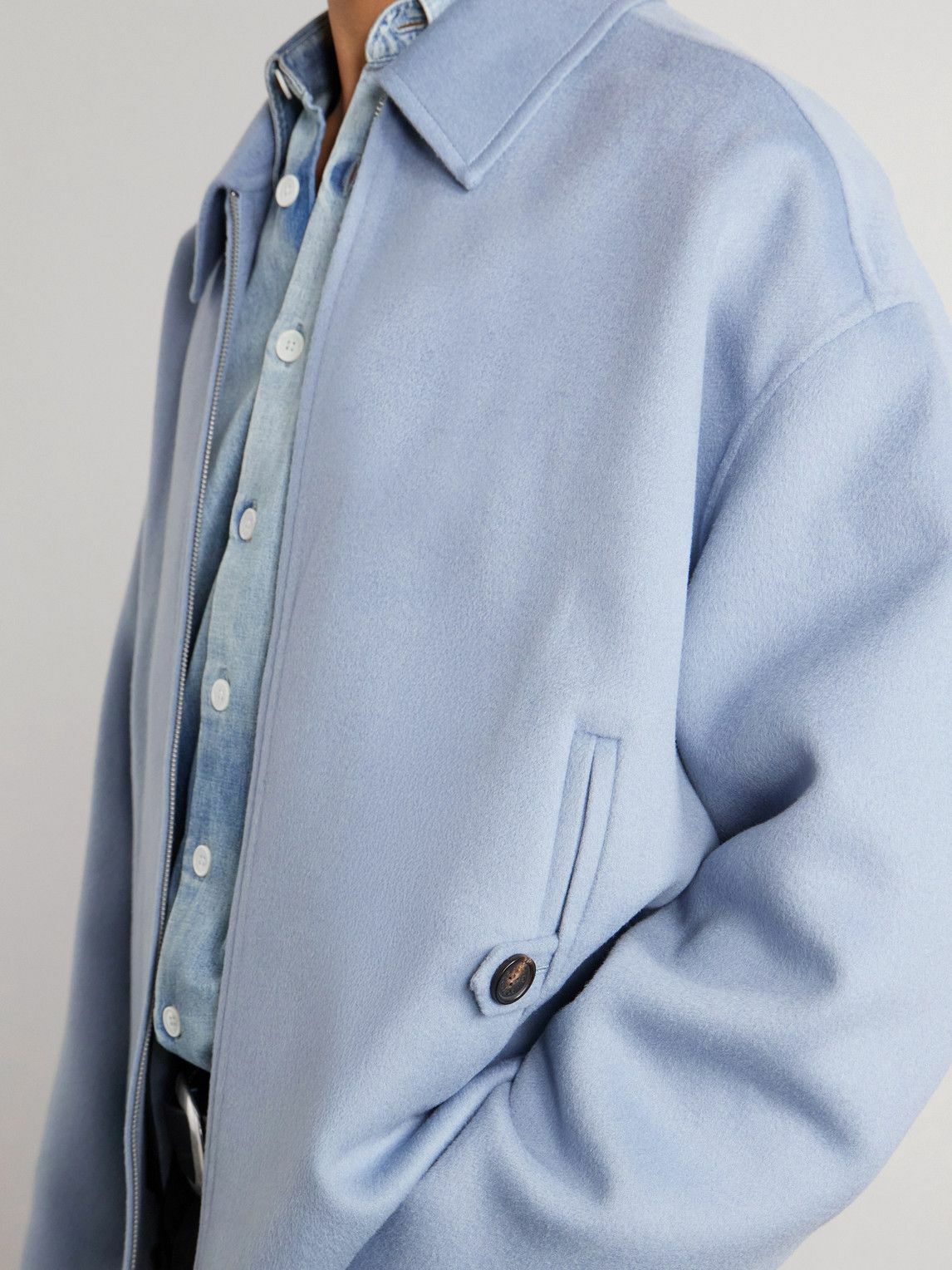 Acne Studios - Doveo Double-Faced Wool and Cashmere-Blend Felt Jacket ...