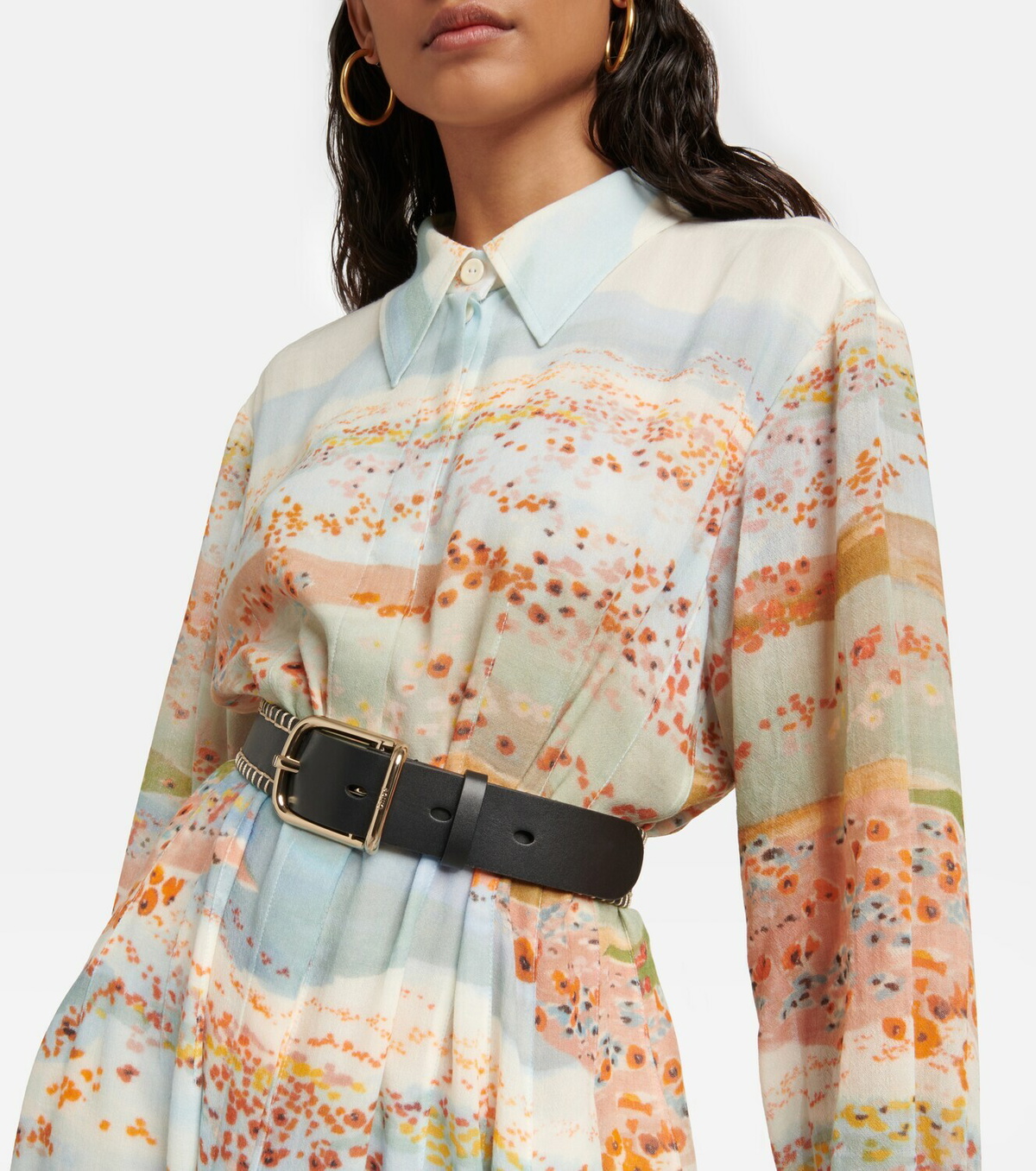 Chloe - Louela reversible leather waist belt Chloe