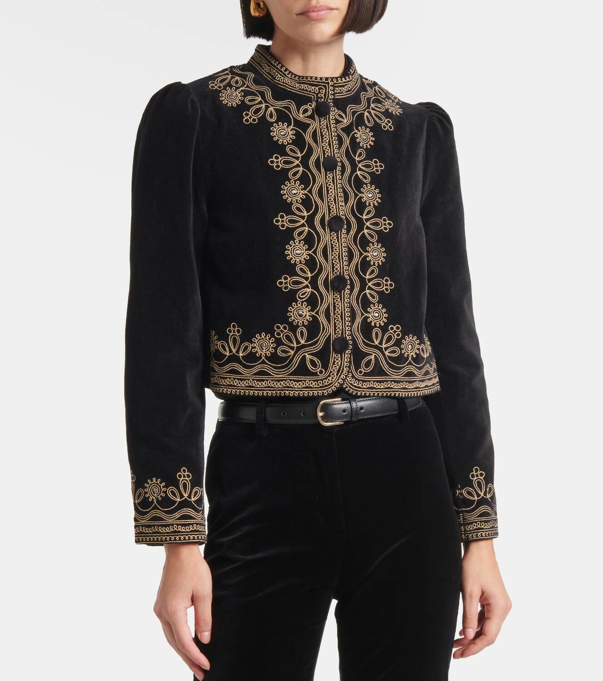 Rixo Denver embroidered cotton jacket Rixo