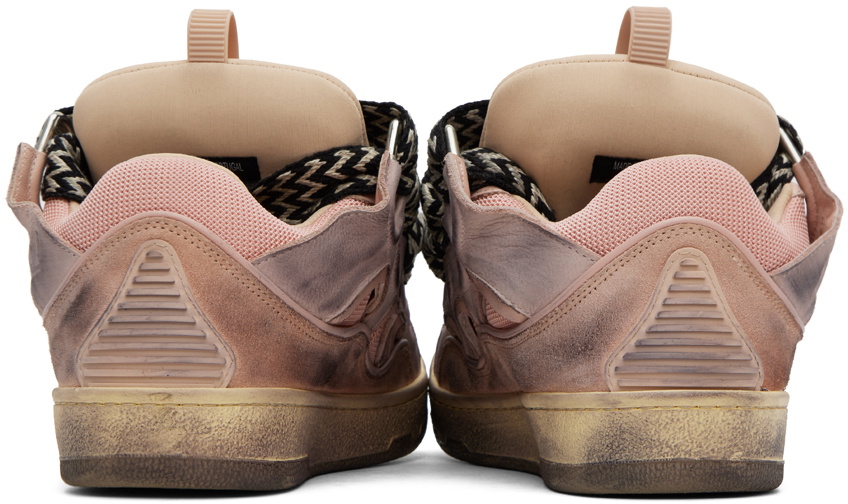 Lanvin Pink Curb Sneakers Lanvin