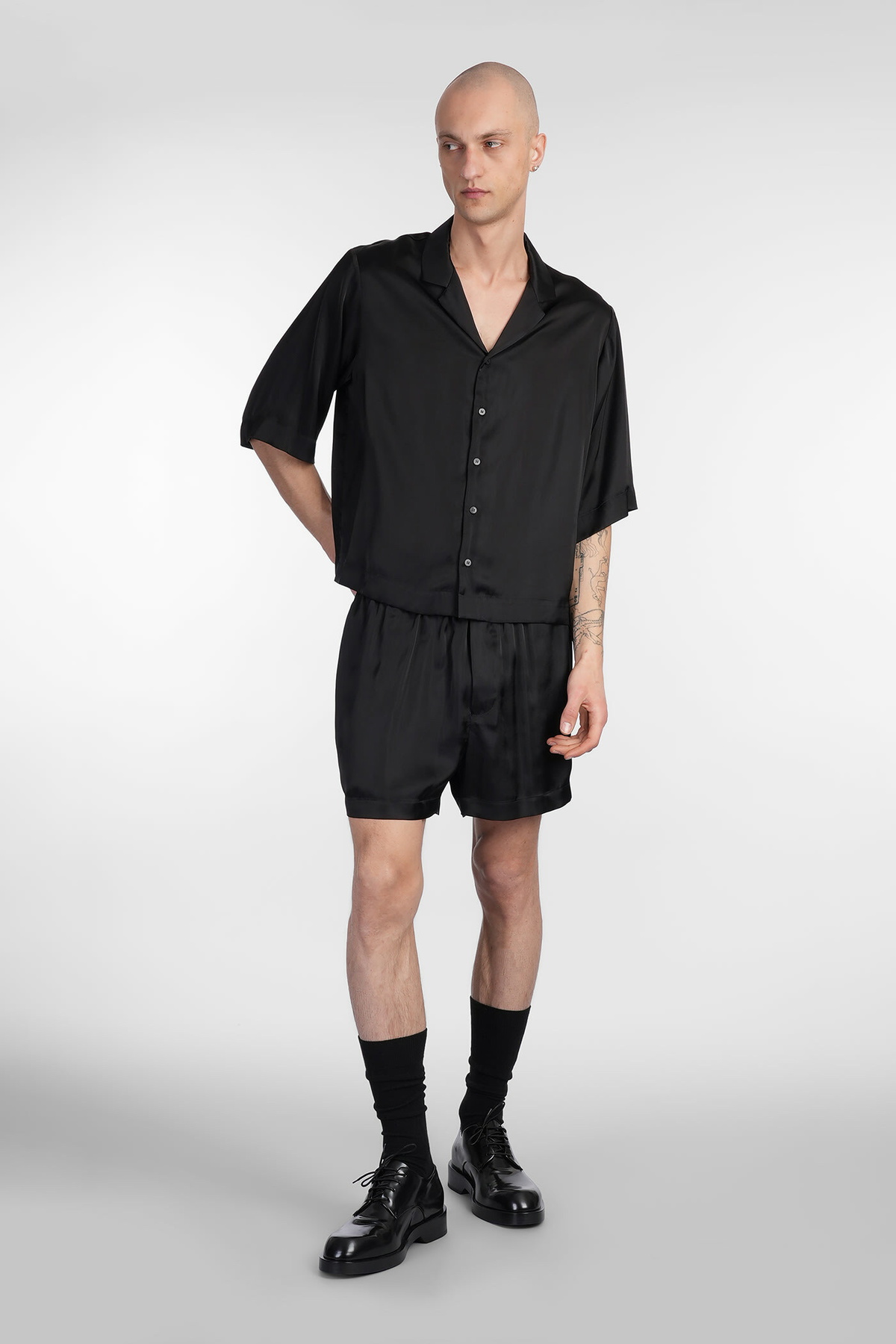 Sapio N 38 Shirt In Black Triacetate SAPIO
