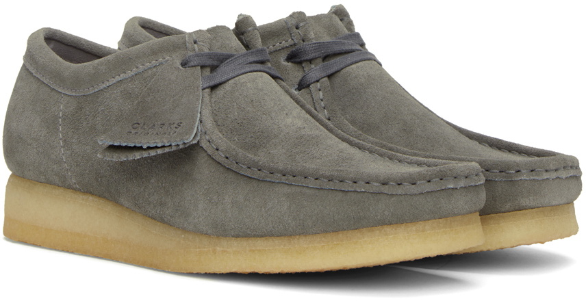 Clarks Originals Gray Wallabee Derbys Clarks Originals