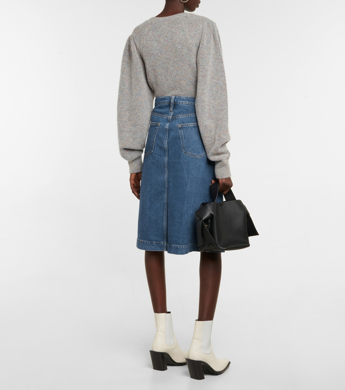 Frame - Denim midi skirt Frame Denim