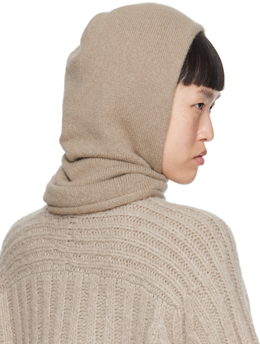 Lauren Manoogian Gray Soft Balaclava Lauren Manoogian