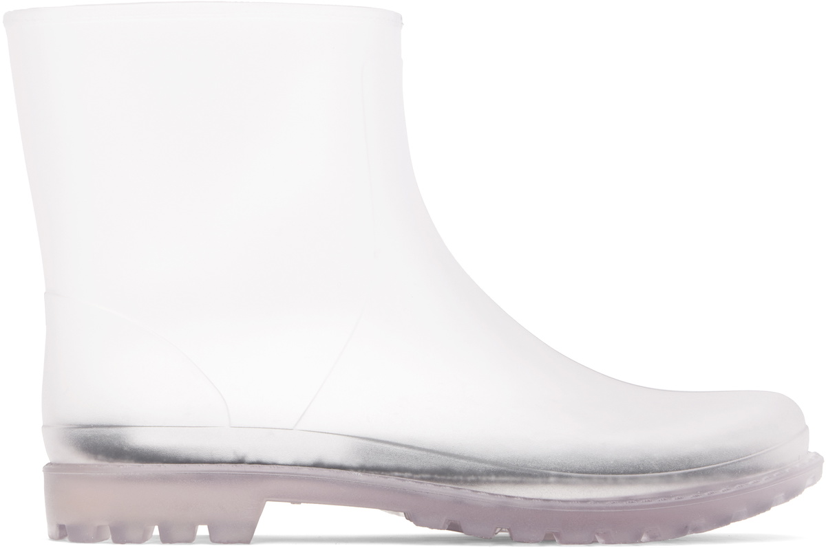 Christopher Esber Gray Monsoon Rubber Boots Christopher Esber