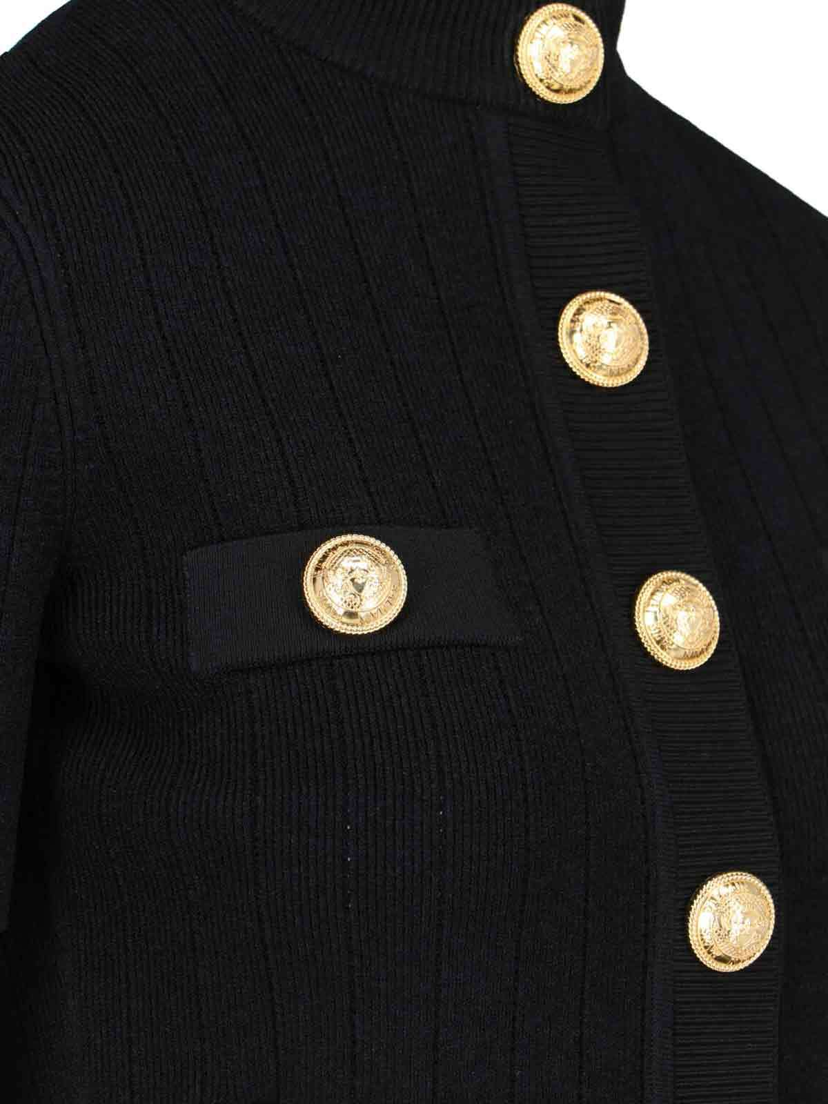 Balmain Cardigan With Decorative Buttons Balmain