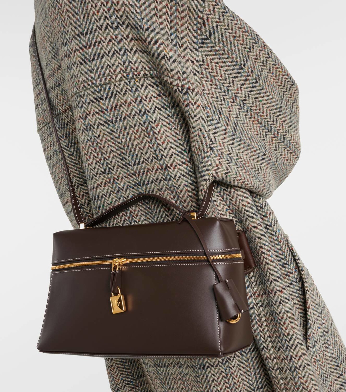 Loro Piana Extra leather shoulder bag Loro Piana