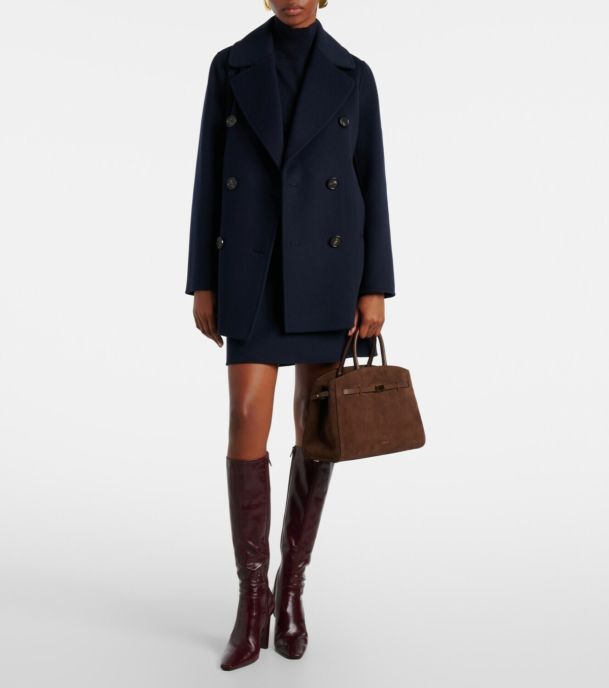 DeMellier Hudson Medium suede tote bag DeMellier