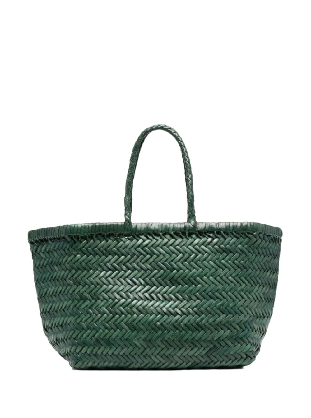 Dragon Diffusion triple Jump Green Handbag With Two Top Handles And ...