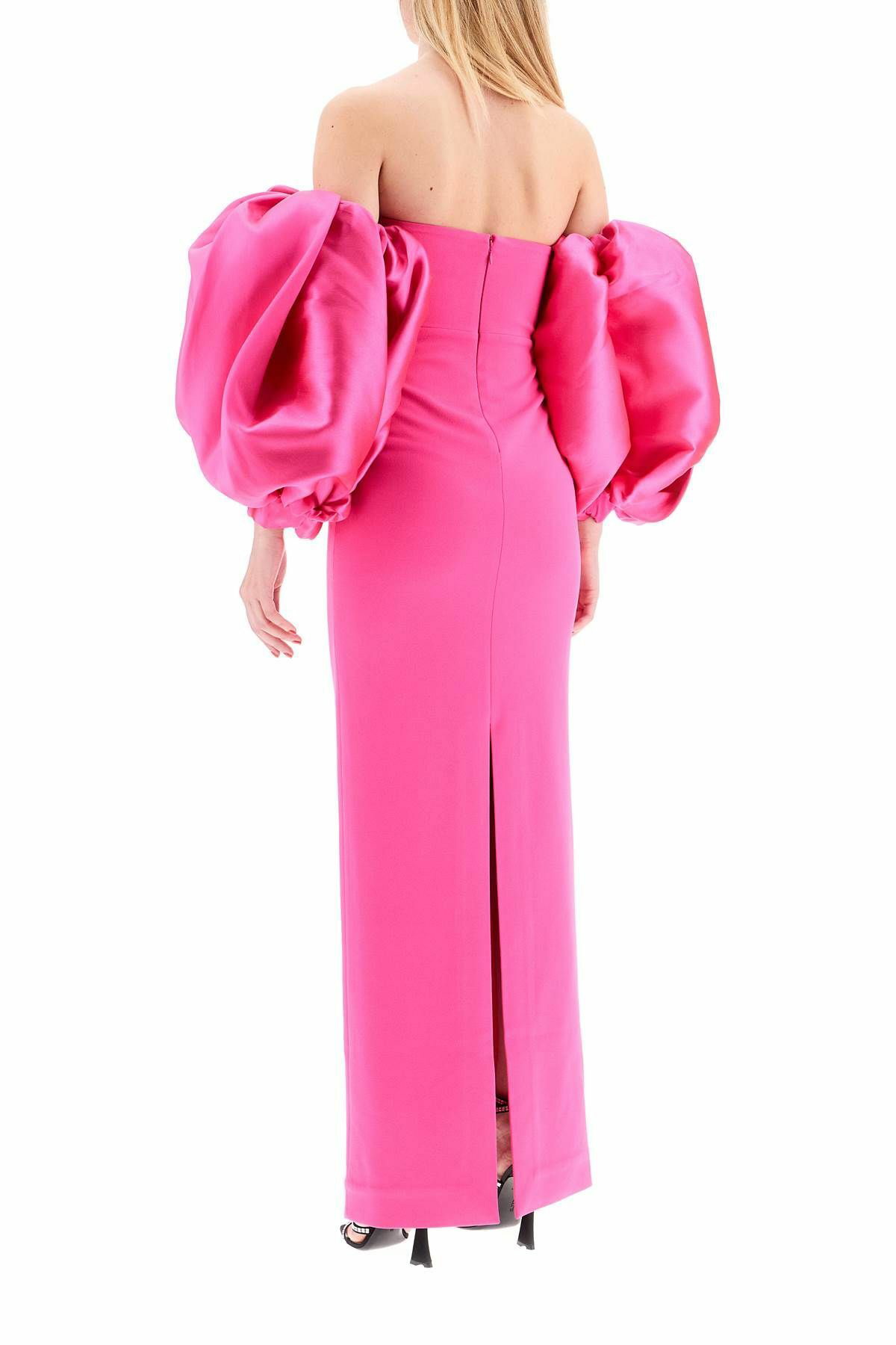 SOLACE LONDON long karina dress Pink Solace London