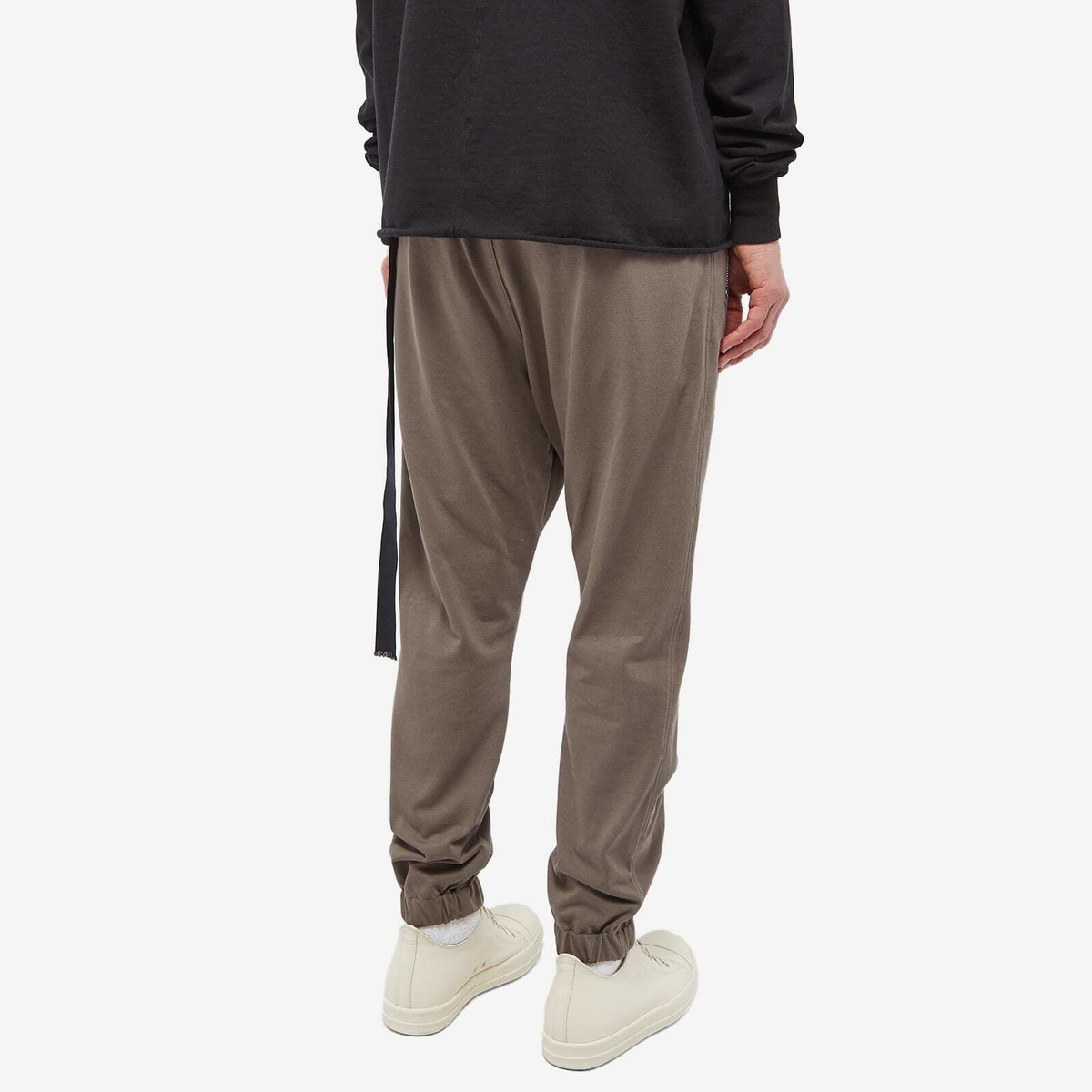 Rick Owens Men's Tecutal Zipped Track Pant in Dust Rick Owens