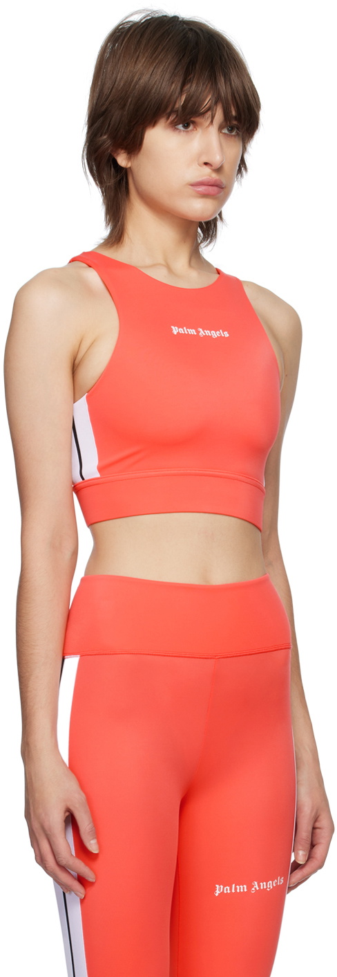 Palm Angels Pink Training Track Top Palm Angels