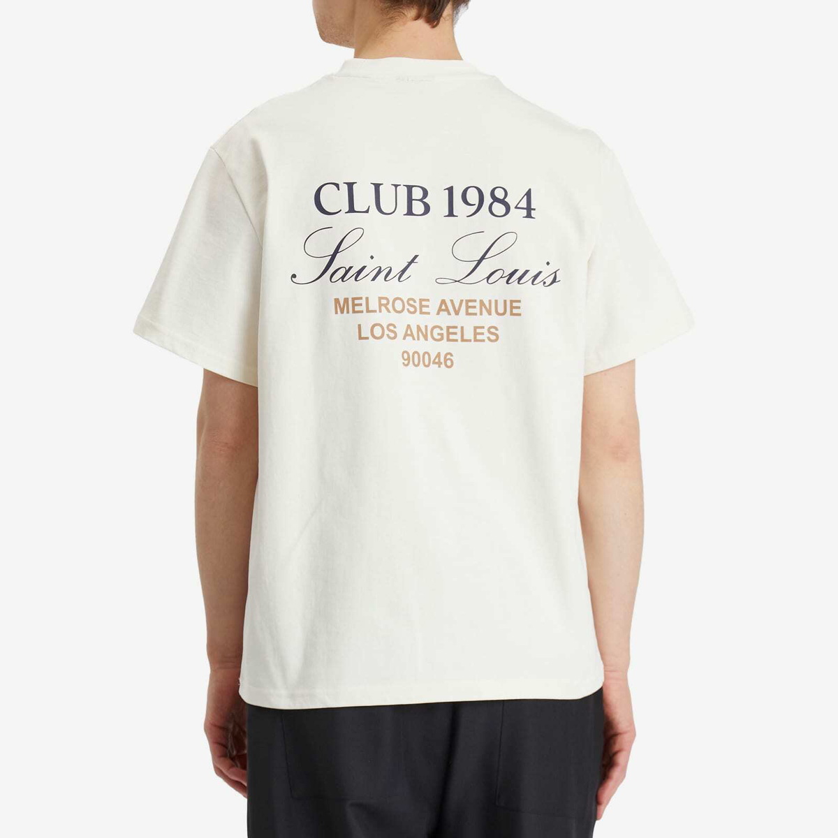 Club 1984 Men's Melrose 1984 T-Shirt in Off White Club 1984