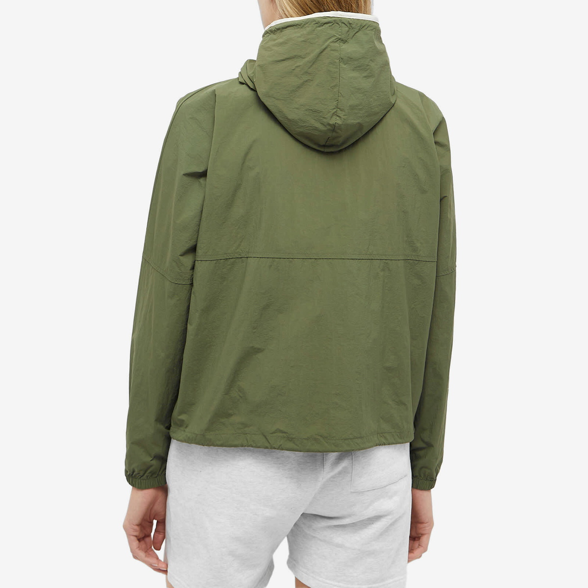 DONNI. Women's Nylon Pullover Jacket in Rosemary DONNI.