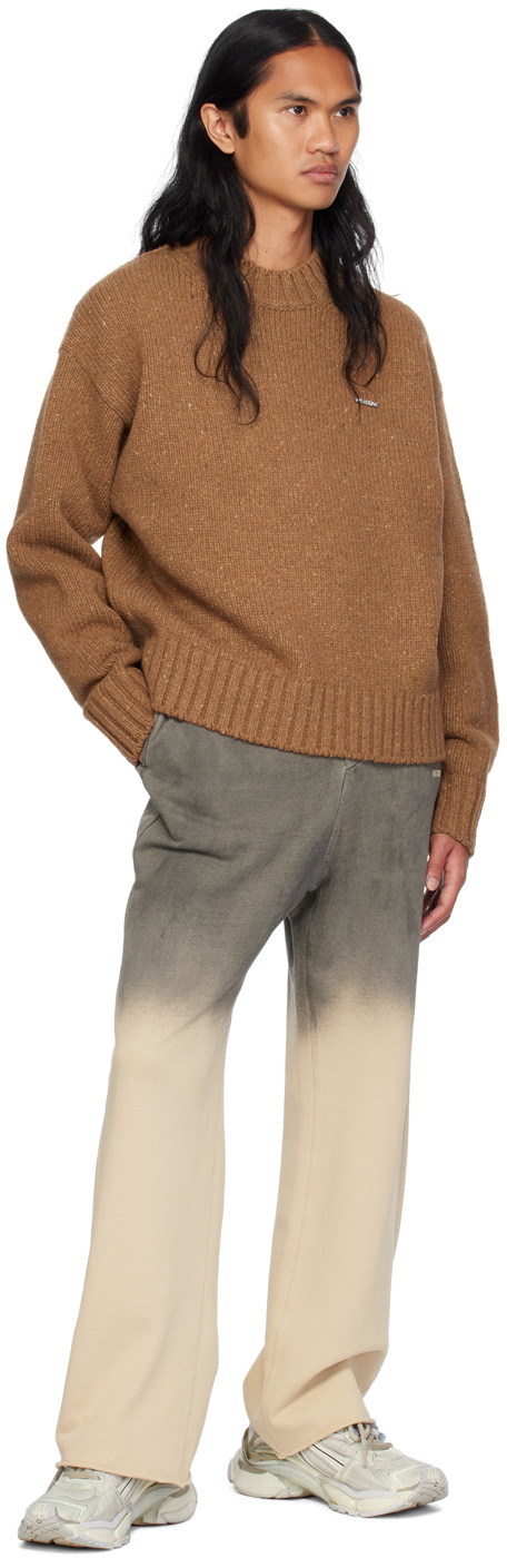 We11done Brown Chunky Sweater We11done