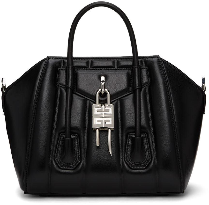 Givenchy Black Mini Antigona Lock Bag Givenchy