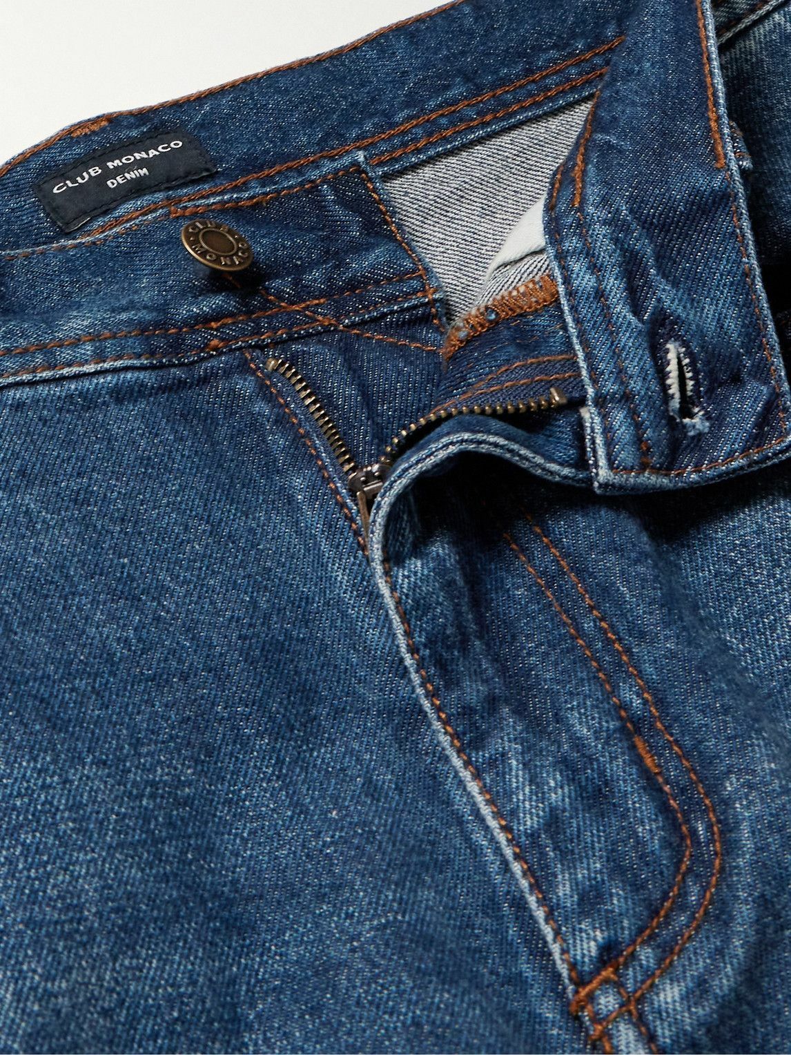 Club Monaco - Straight-Leg Stretch-Denim Jeans - Blue Club Monaco