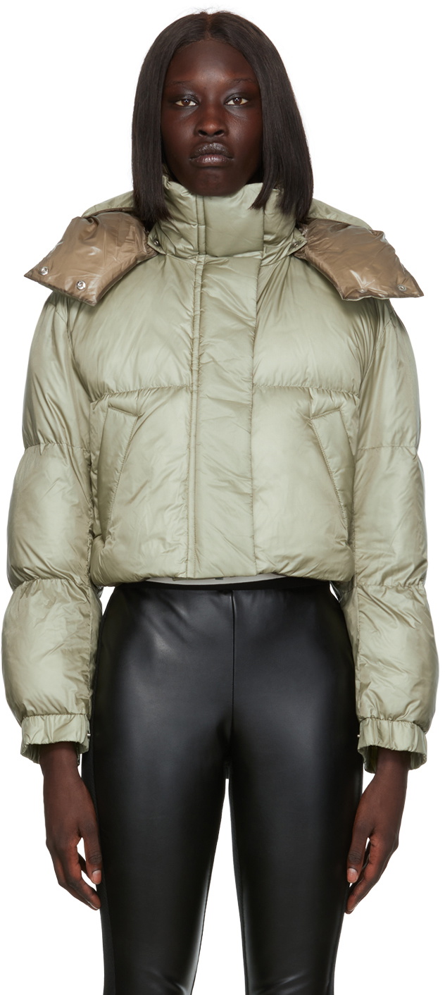 sacai Khaki Quilted Jacket Sacai