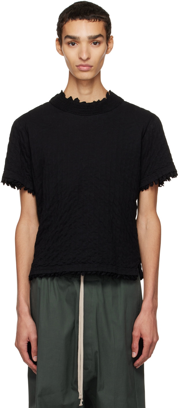 Craig Green Black Frill Reversible T-Shirt Craig Green