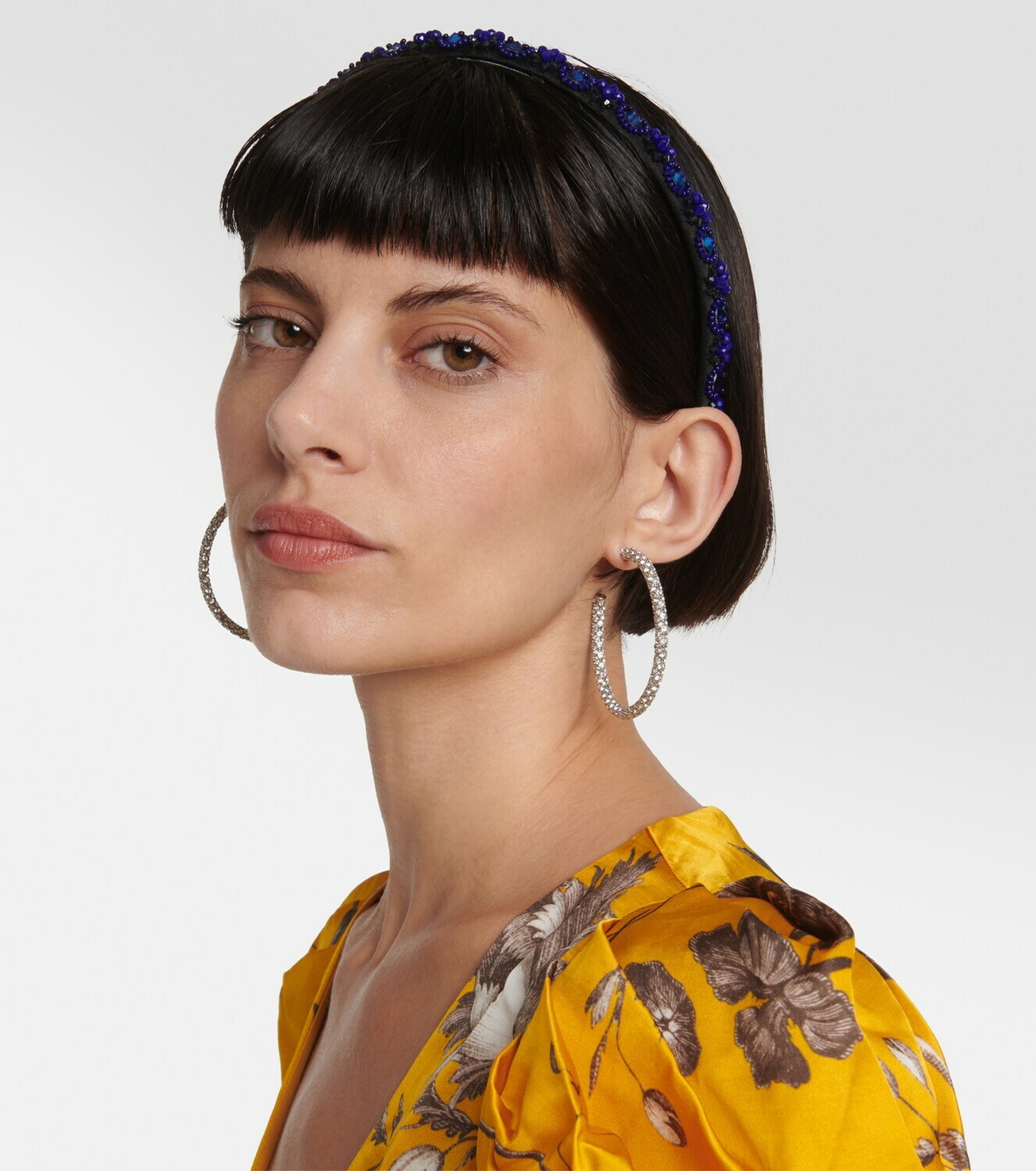 Erdem Embellished silk headband Erdem