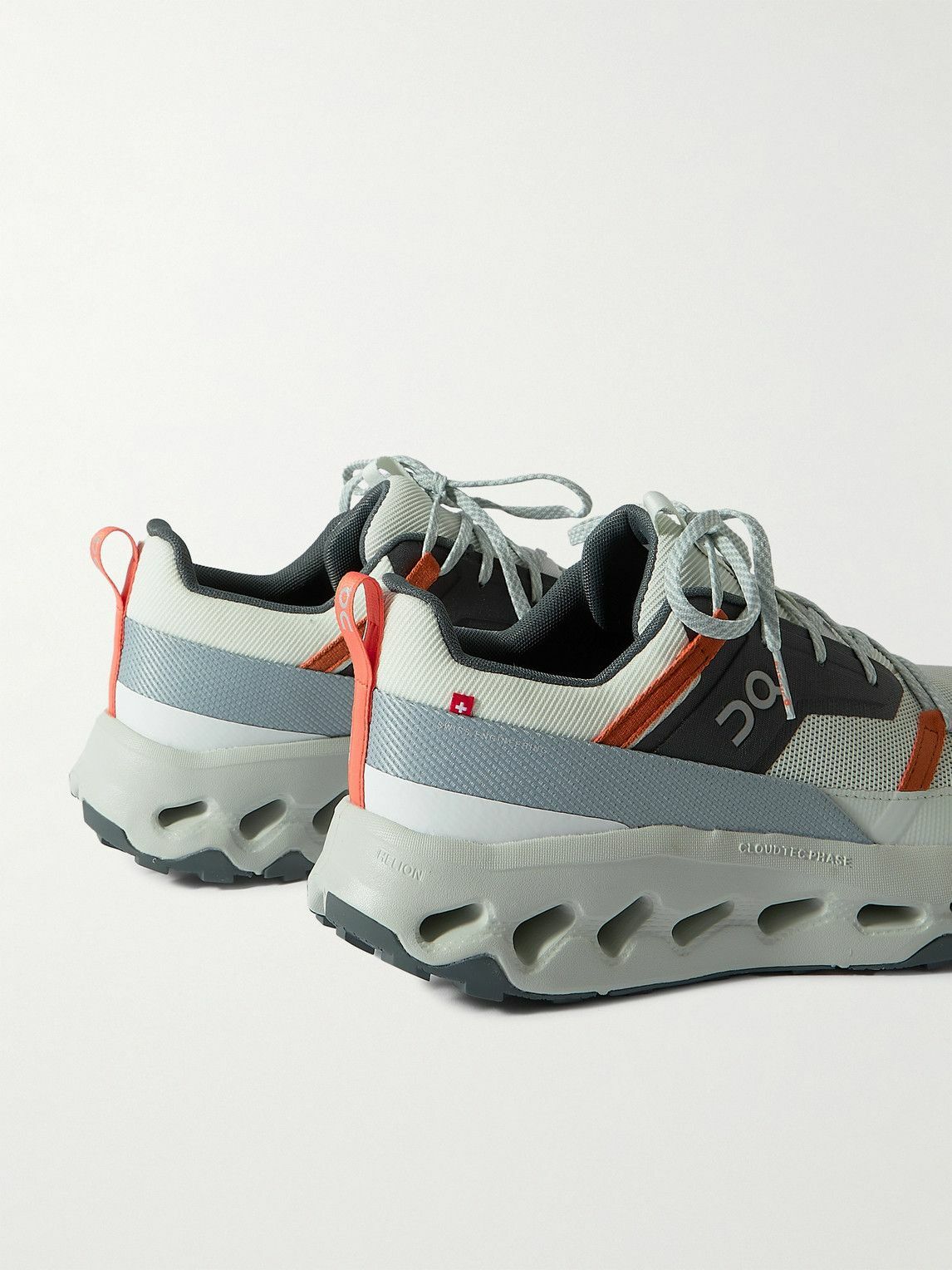 ON - Cloudhorizon Rubber-Trimmed Mesh Sneakers - Gray On