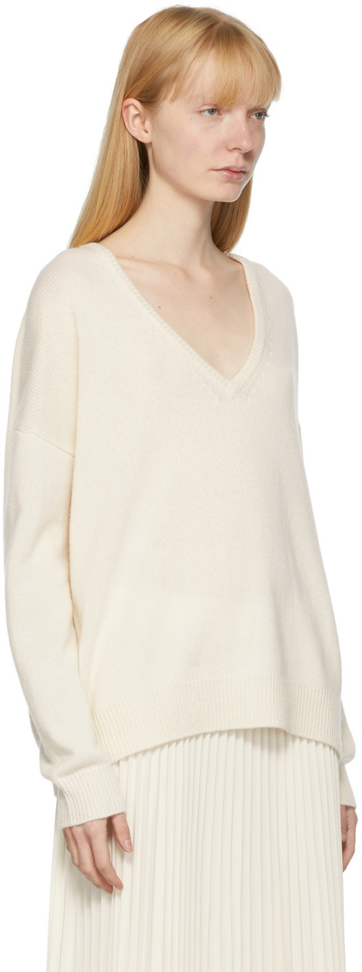 CO Off-White Oversized V-Neck Sweater CO