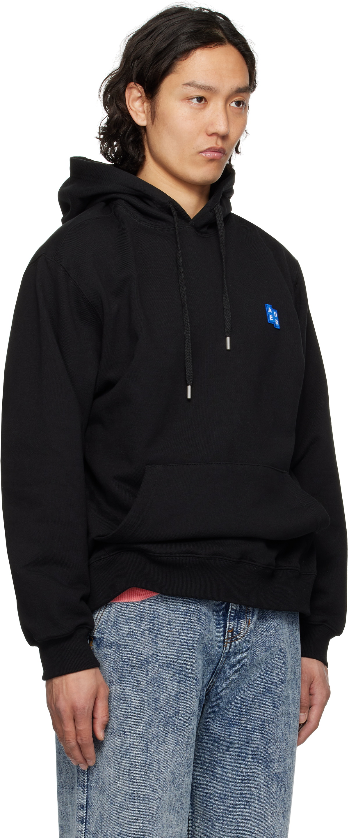 ADER error Black Sig; TRS Tag 01 Hoodie ADER error