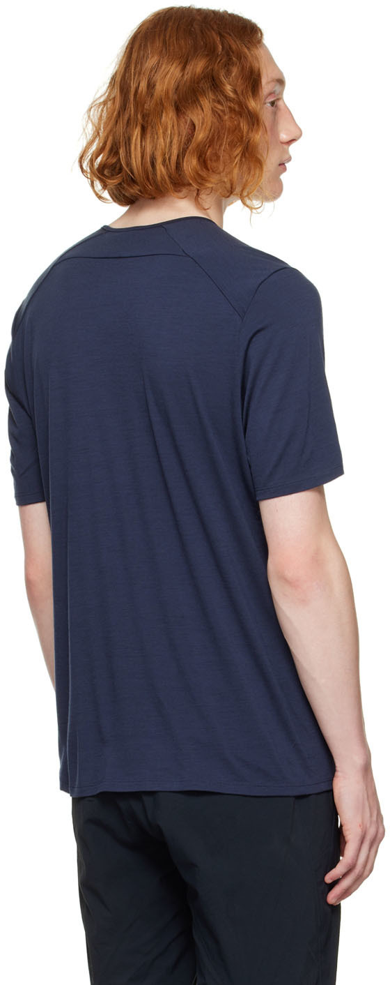 Veilance Navy Wool T-Shirt Arc'teryx Veilance
