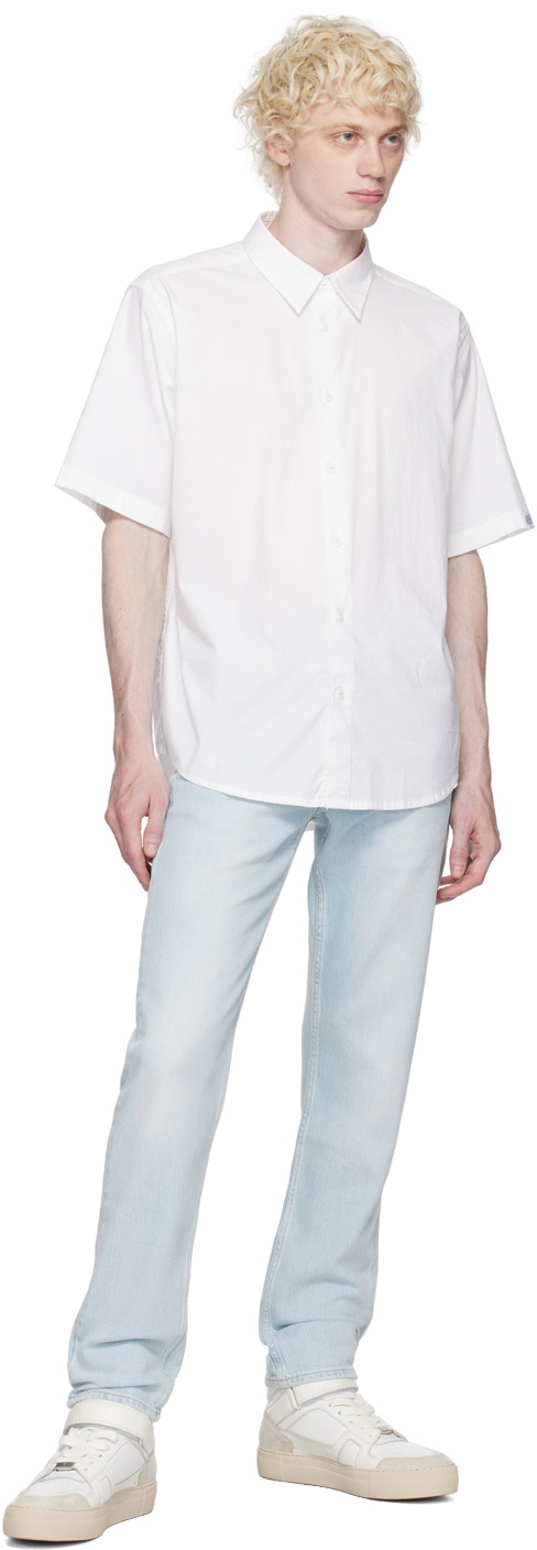 rag & bone White Moore Shirt Rag and Bone